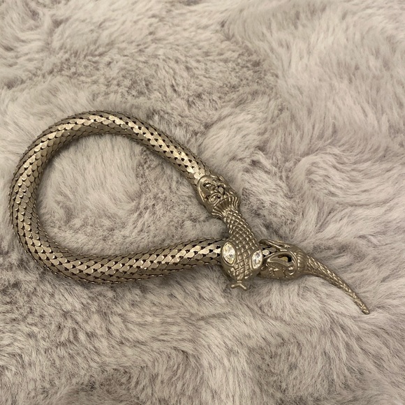 Jewelry | Vintage Serpent Eve Snake Scale Mesh Eclipse Chainmail ...